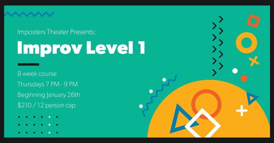 Improv Level 1 with Kim Pride, Imposters Theater, Cleveland, 26 January ...