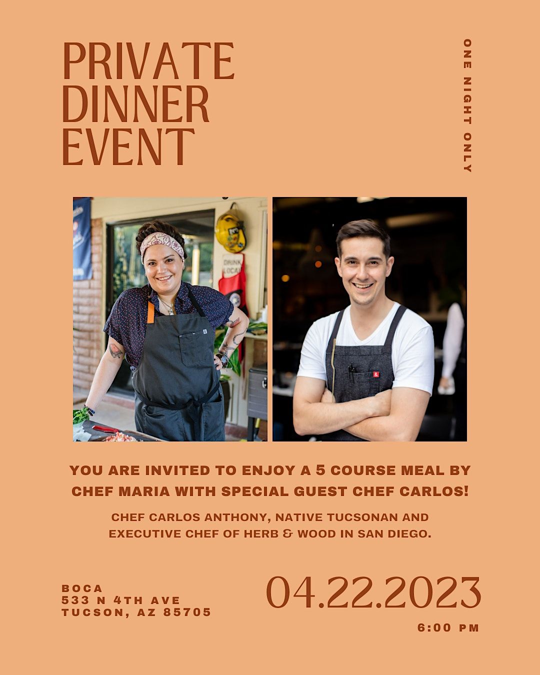 Taste of Sonora with Chef Maria Mazon + Chef Carlos Anthony, BOCA by ...