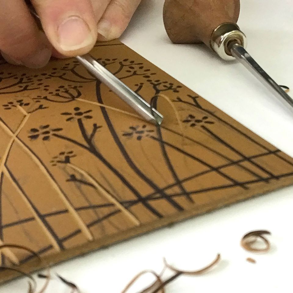 Create a Single Colour Linocut Print - Day Workshop with Emily Brooks, The Makers Mill, Keswick ...