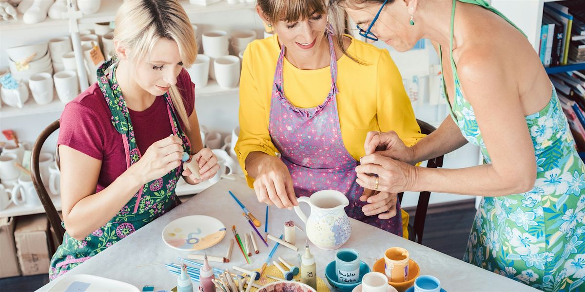 Boston Pottery Painting Team Building - Pottery Class by Classpop ...