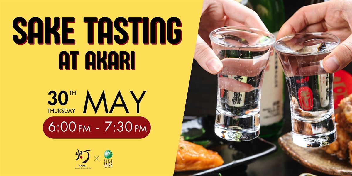 Sake-Tasting At Akari, Akari, London, 30 May 2024