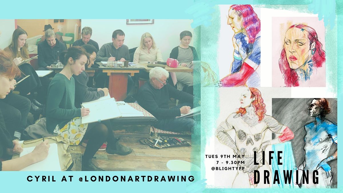 9th May 2023 Live Model In-Person LIFE DRAWING @BLIGHTY, Blighty Cafe ...