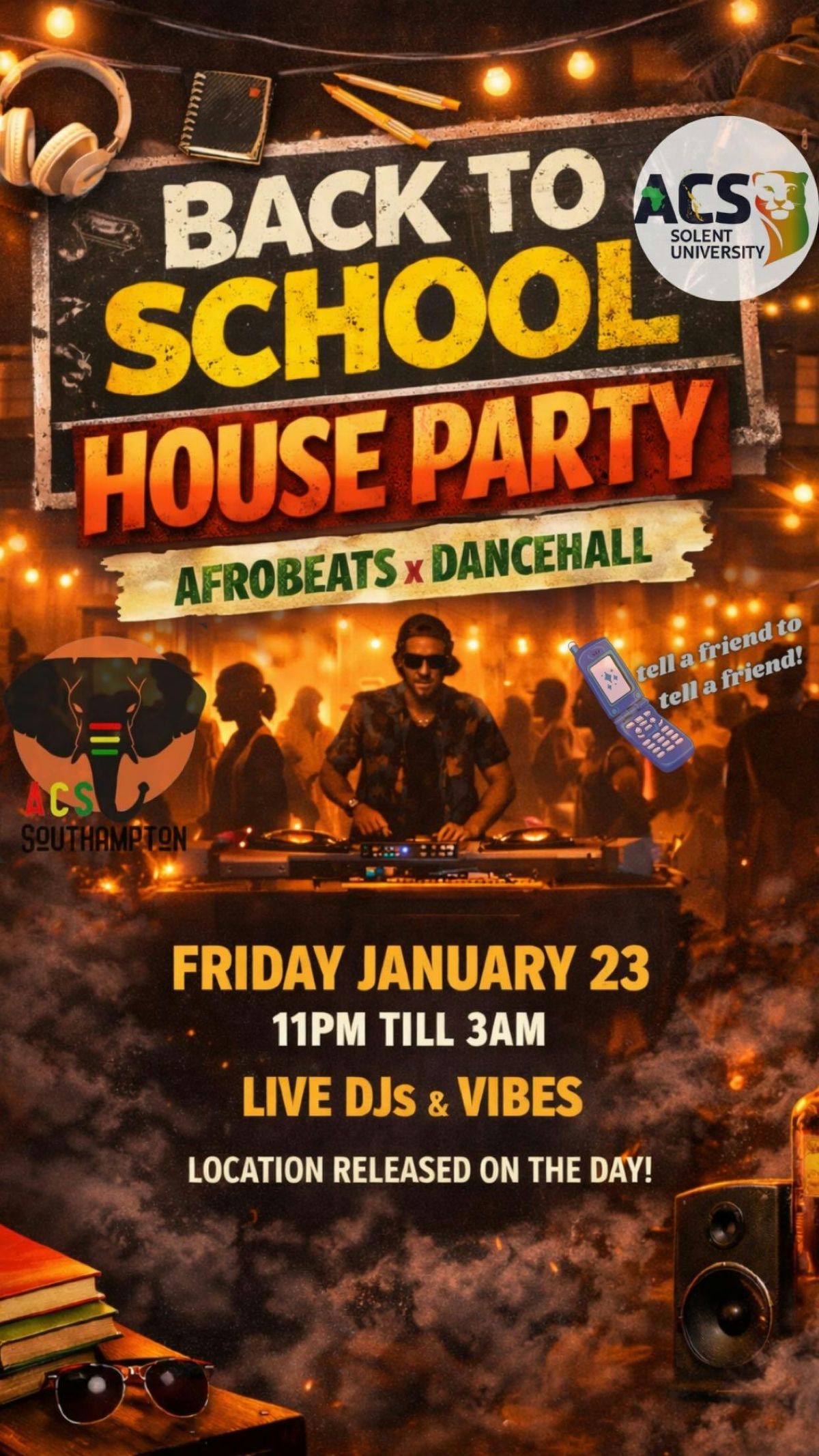 ACS SOLENT X ACS SOUTHAMPTON BACK TO SCHOOL HOUSE PARTY, Southampton ...