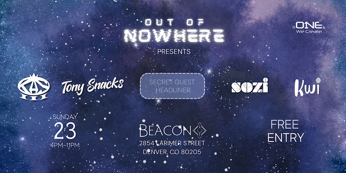 Out Of Nowhere Sundays at Beacon, Beacon RiNo, Denver, 23 July 2023