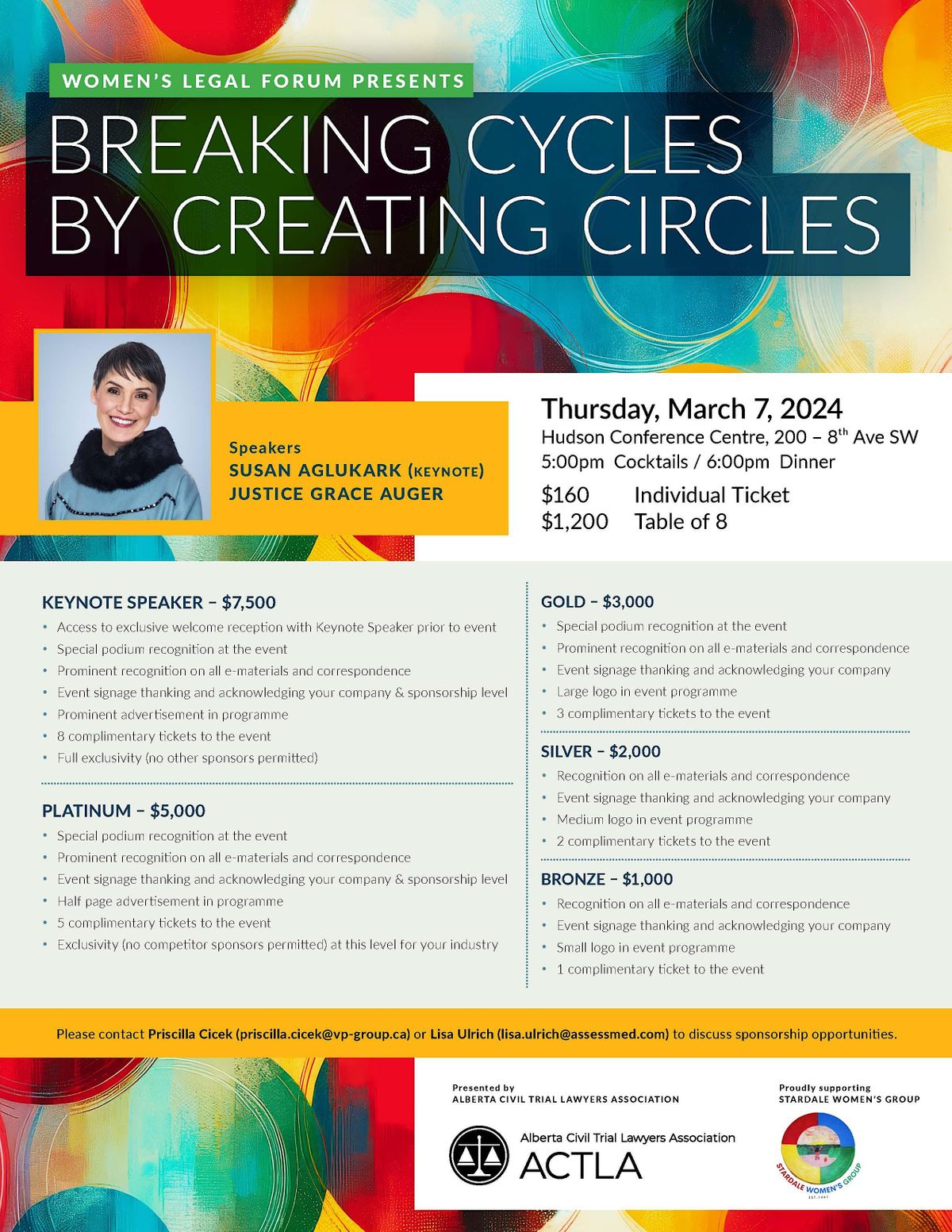 BREAKING CYCLES BY CREATING CIRCLES - WLF GALA 2024, Hudson Conference ...