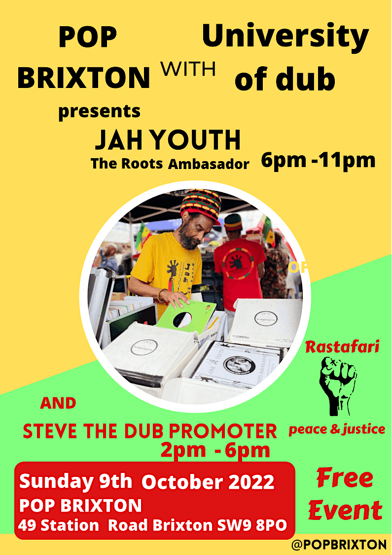 University of Dub - Rastafari peace and justice - free music event ...