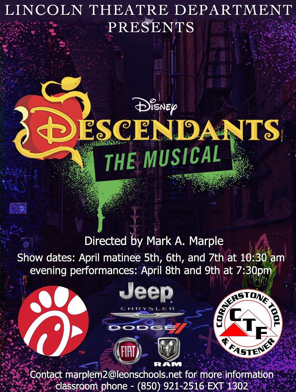 Disneys Descendants the Musical, Lincoln High School Theatre ...