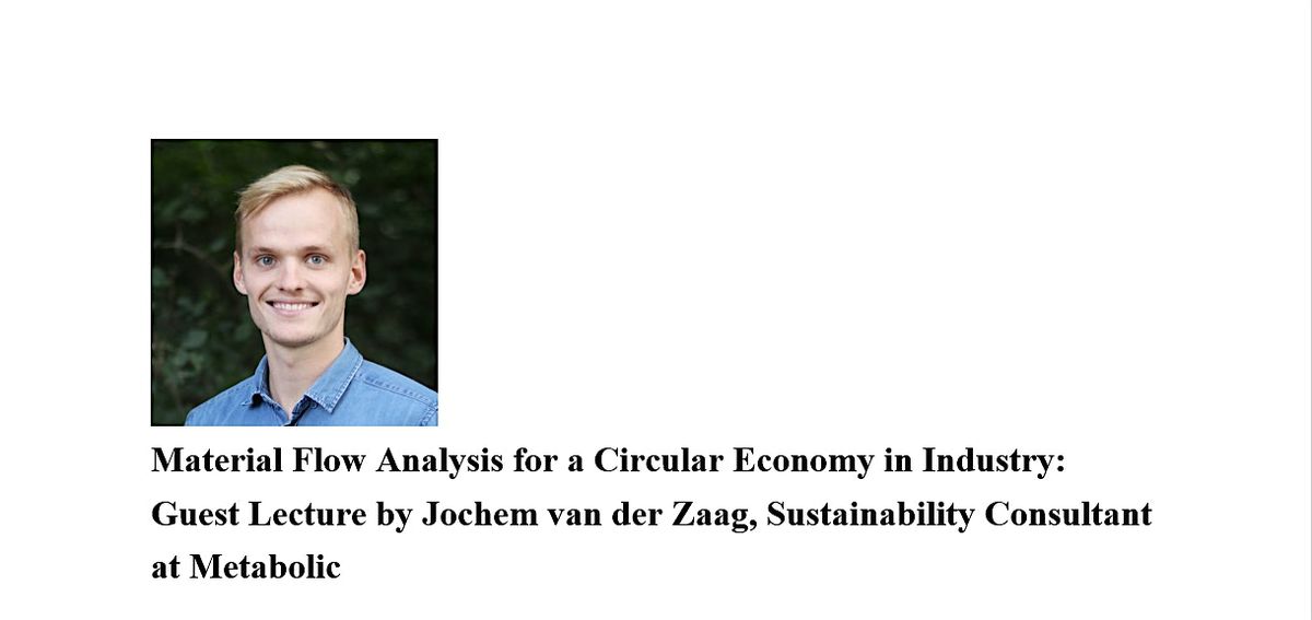 Material Flow Analysis for a Circular Economy in Industry, Lewisohn ...