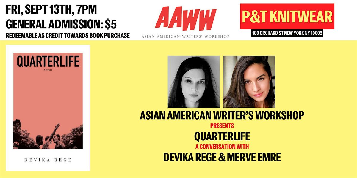 Quarterlife: A Conversation with Devika Rege & Merve Emre, P&T Knitwear ...