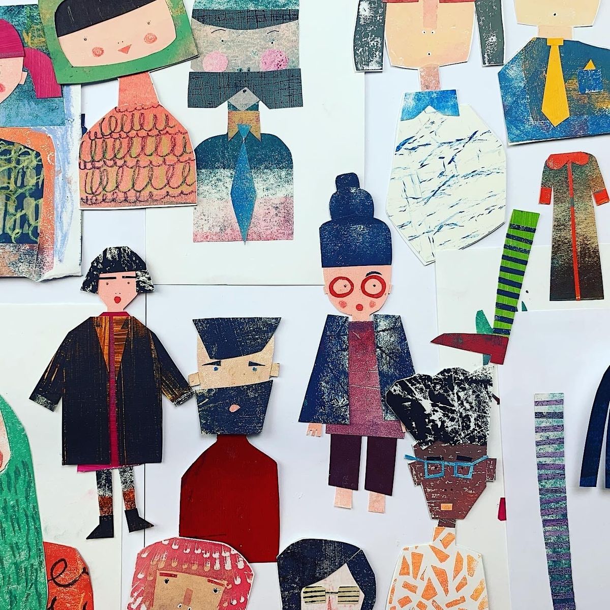 Saturday Workshop: Paper Collage Characters with Fiona Wilson ...