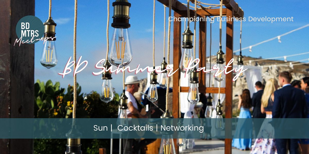 BD Matters Community Summer Party, The Carpenters Arms, London, 20 July ...