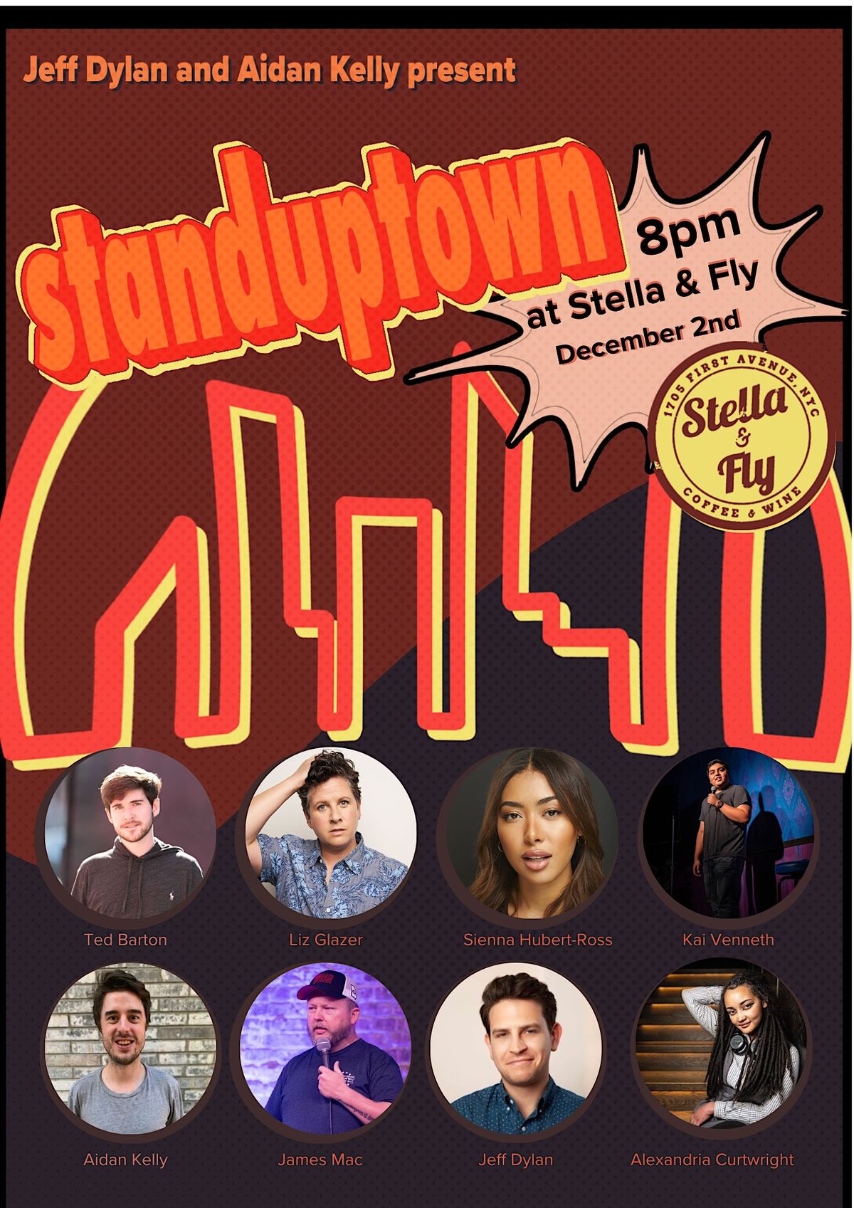 StandUpTown Comedy night @ Stella & Fly, Stella & Fly, New York, 2 ...