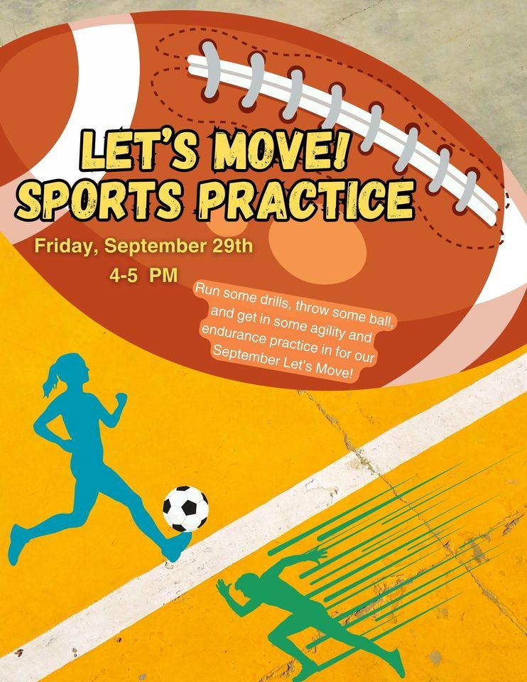 Lets Move! Sports Practice, Pinson Public Library, 29 September 2023