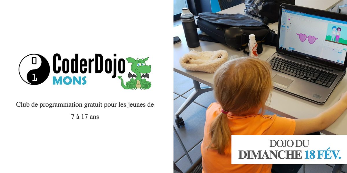 Coderdojo Mons | 17 Mars 2024, Av. des Bassins 64, Mons, 17 March 2024