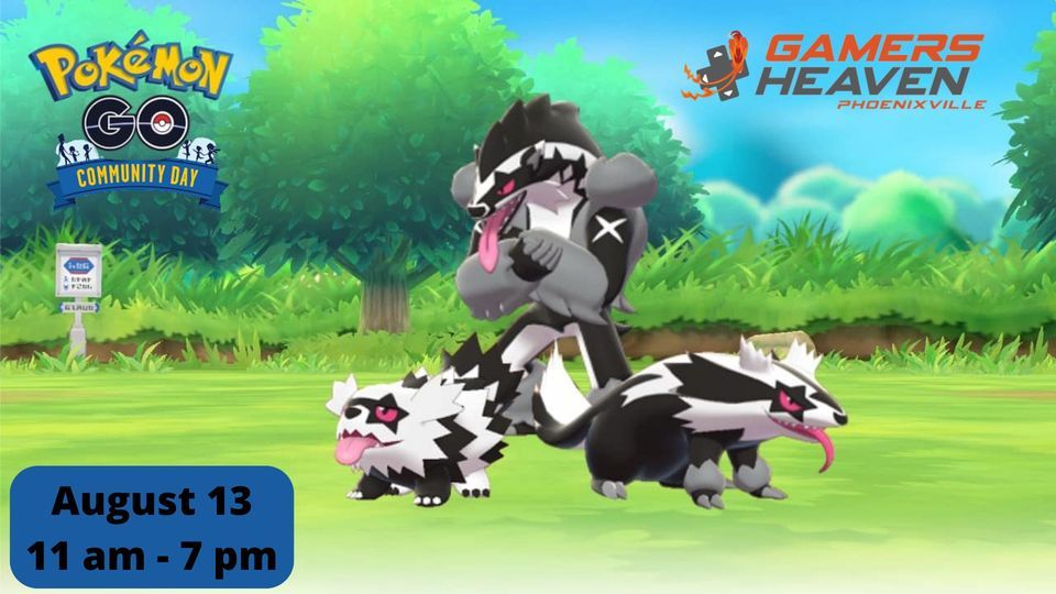 Pokemon Go Community Day @ GH Phoenixville (August 2022), Gamers Heaven ...