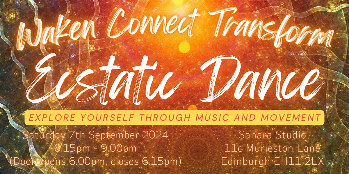 Ecstatic Dance at Sahara Studio, Edinburgh, 7th September 2024, Sahara ...