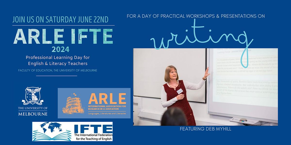 Professional Learning Day - ARLE IFTE 2024 Conference, Melbourne ...