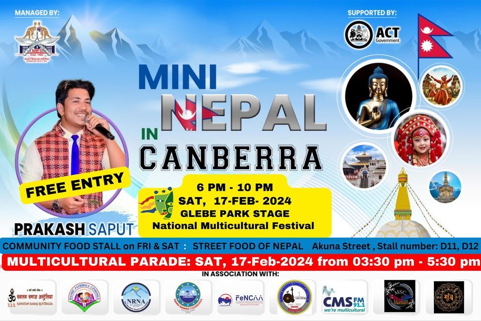 Mini Nepal in Canberra at National Multicultural Festival 2024, Glebe ...