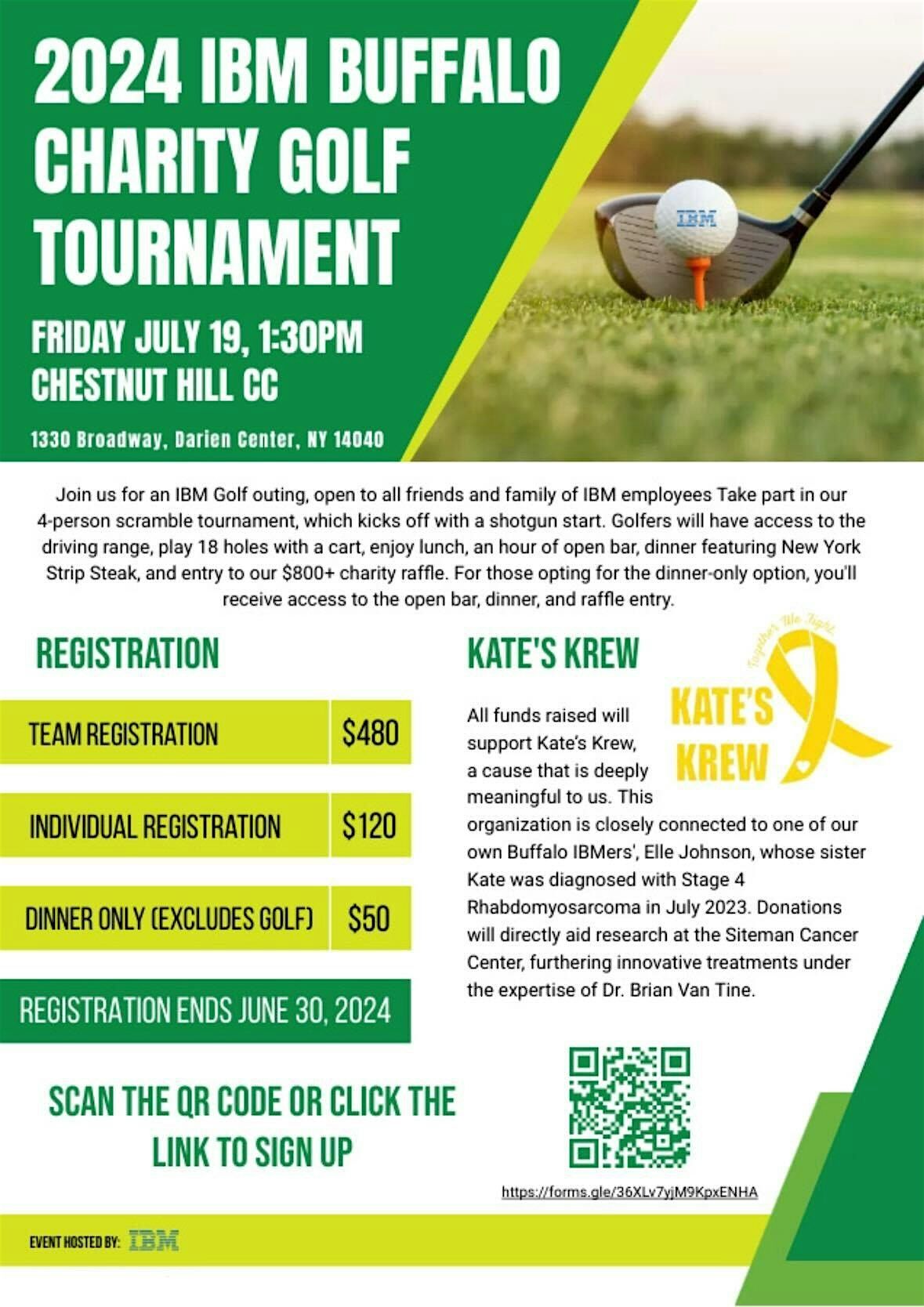 2024 IBM Buffalo Charity Golf Tournament, Chestnut Hill Country Club ...