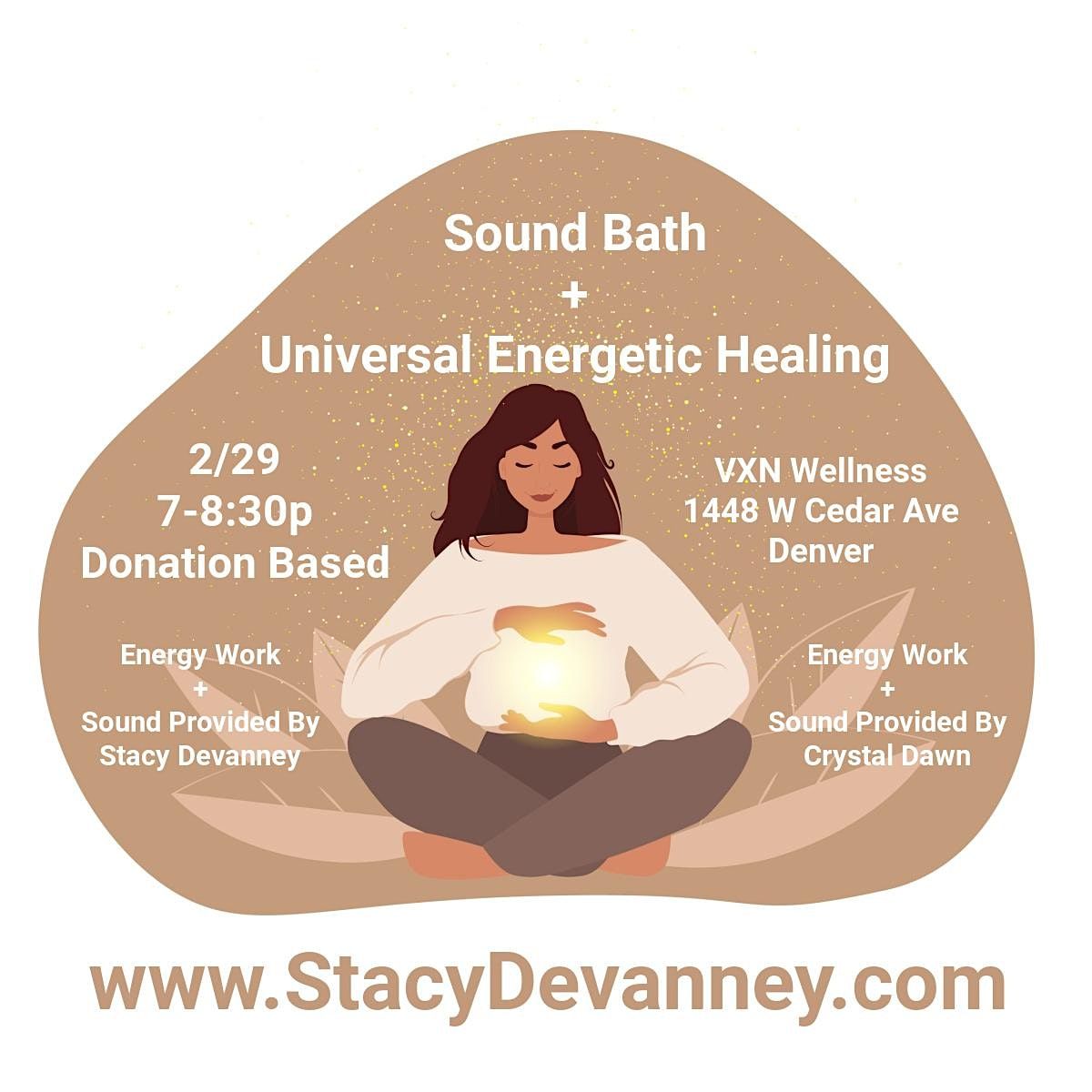 Universal Energetic Healing + Cosmic Sound Bath, VXN Wellness // Color ...
