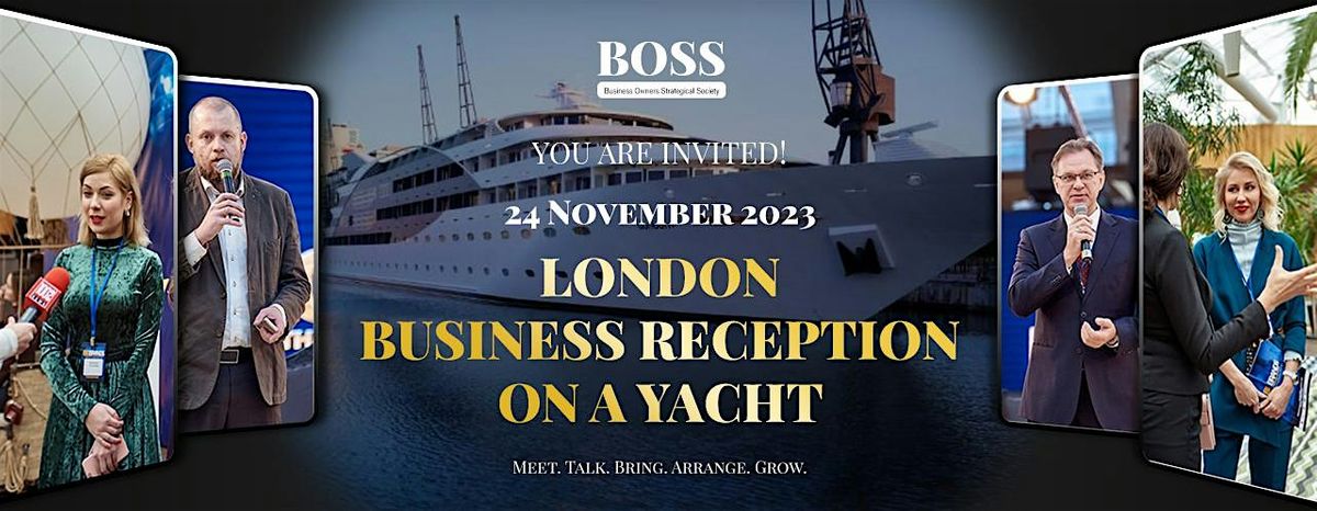 BOSS London Business Reception on a Yacht, Sunborn Yacht Hotel London ...