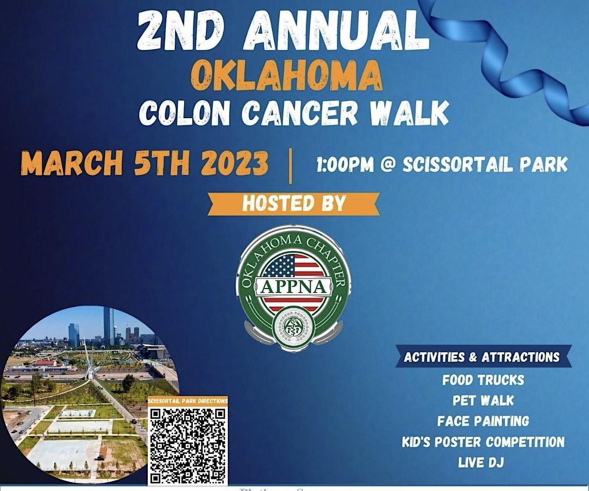 2nd Annual Oklahoma Colon Cancer Walk, Scissortail Park, Oklahoma City ...