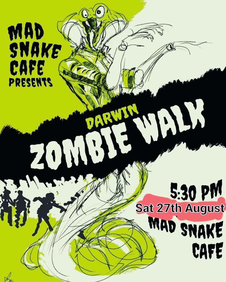 Zombie walk 2022, Mad Snake Cafe Darwin, 27 August 2022