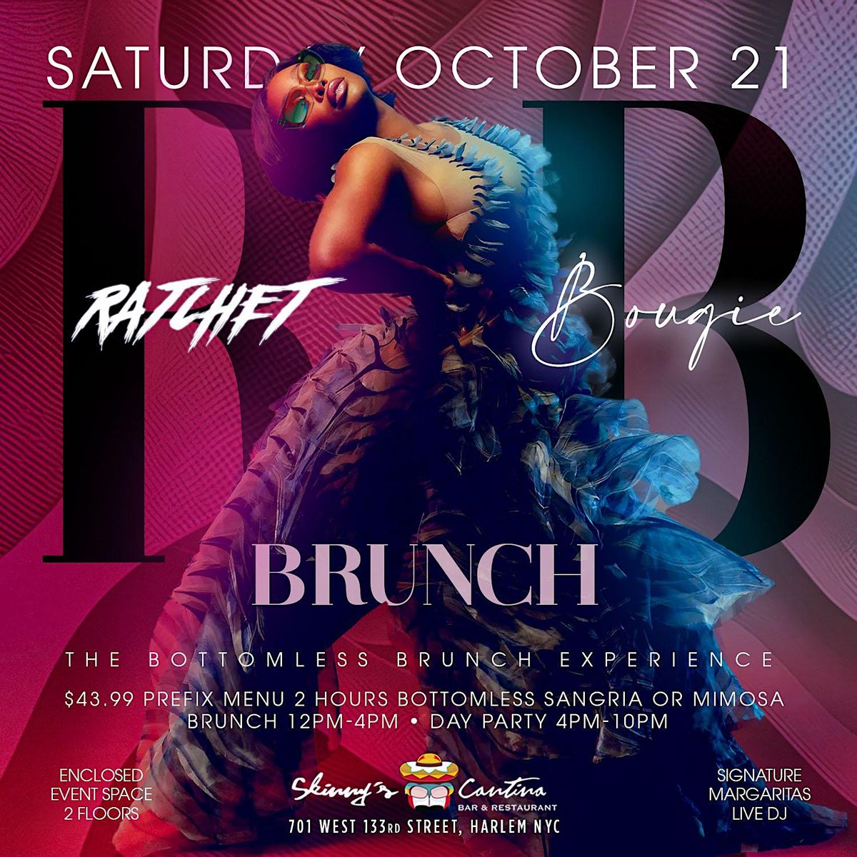 RNB Brunch, Ratchet N Bougie, 2hr Bottomless Brunch x Day Party, Free ...