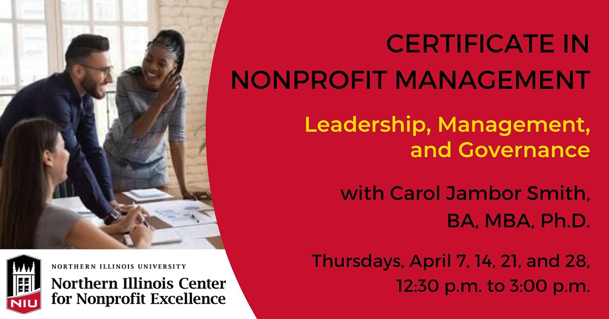 Leadership, Management and Governance: Certificate in Nonprofit ...