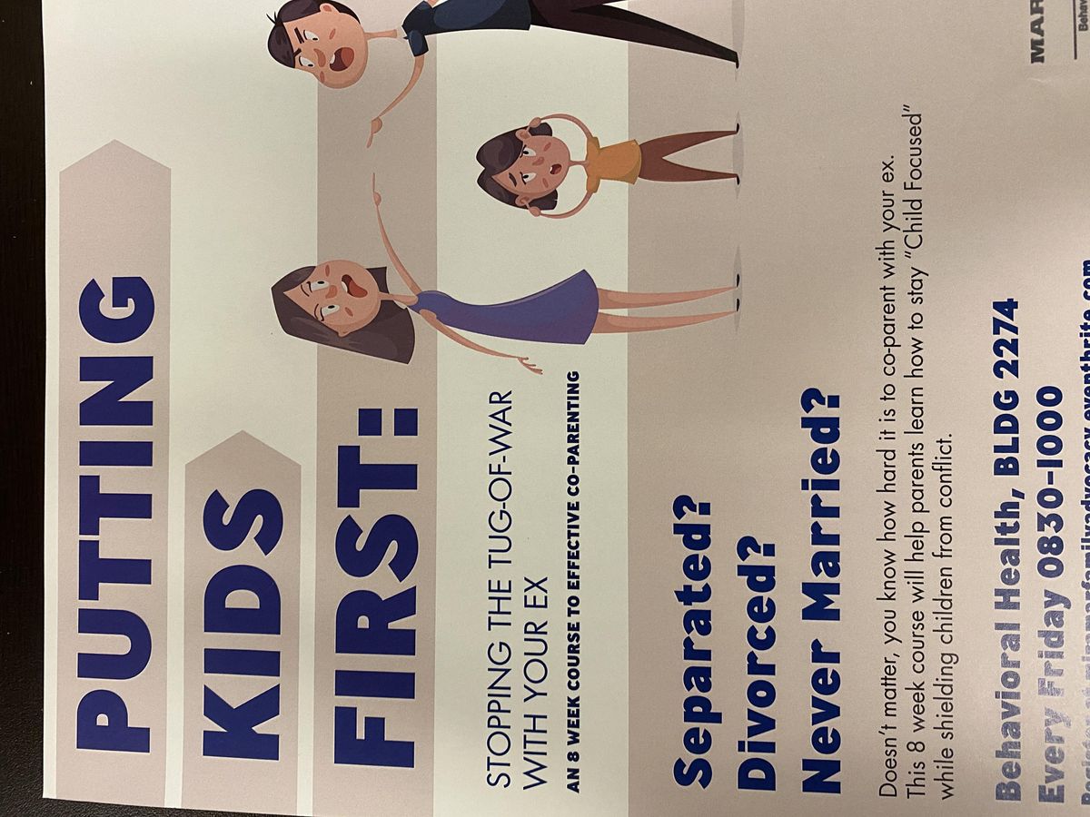 Co-Parenting: Putting Kids First, MCAS Miramar Behavioral Health Branch ...