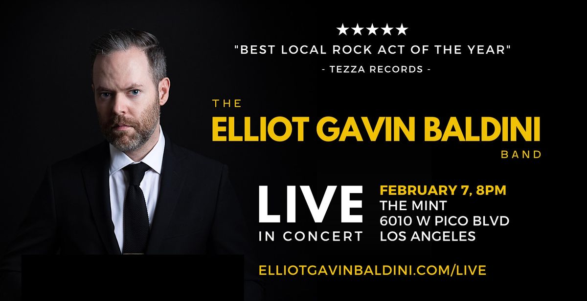 See the Best New Local Rock Act of 2023 - The Elliot Gavin Baldini Band ...