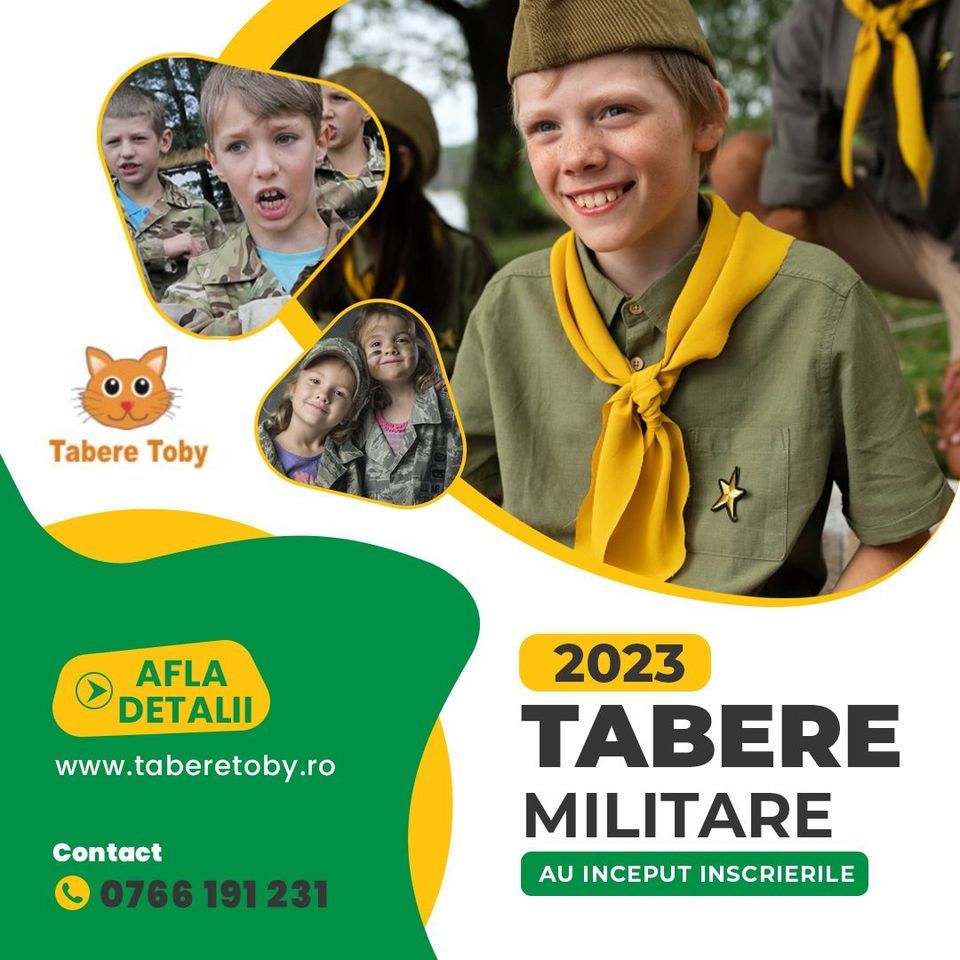 Tabara militara Brasov 19-24 august 2023, 26-31 august 2023, Bran ...