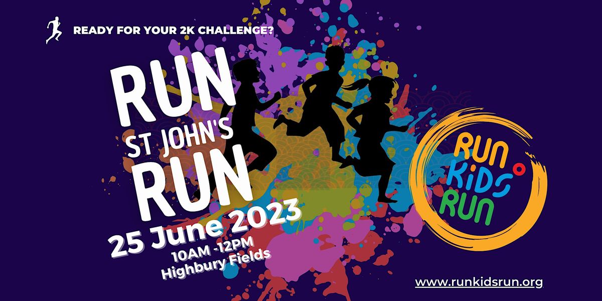 Run St Johns Run - 2023, Highbury Fields, London, 25 June 2023