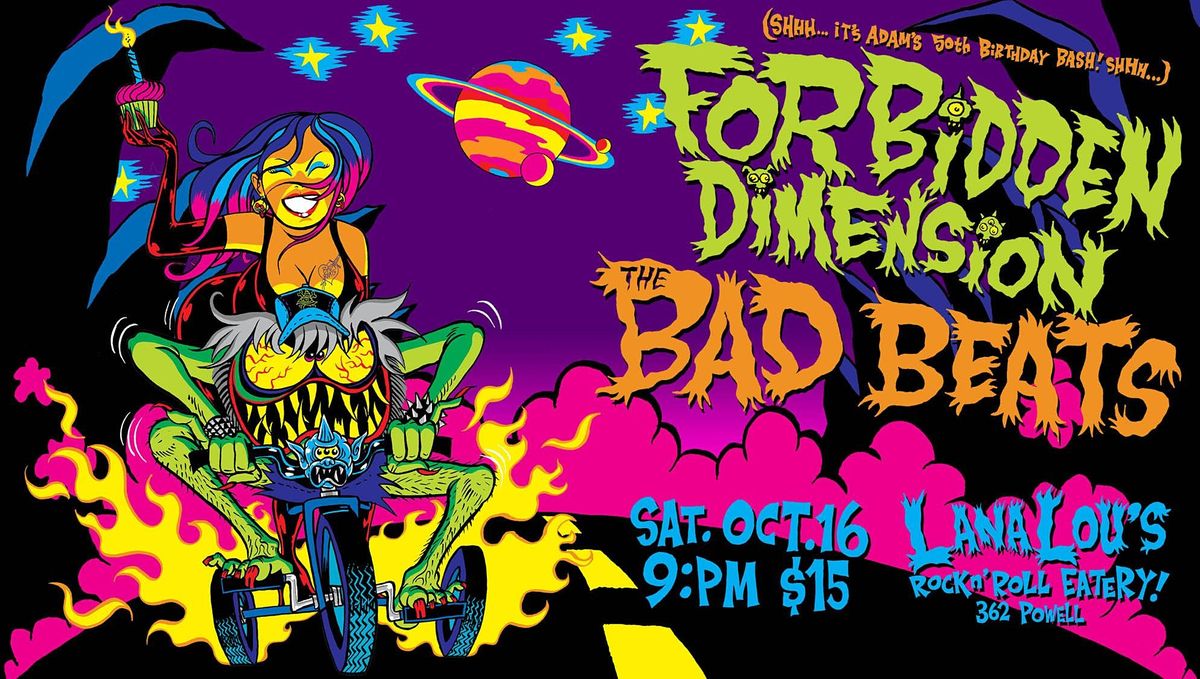 Forbidden Dimension with The Bad Beats, LanaLou's Restaurant, Vancouver ...