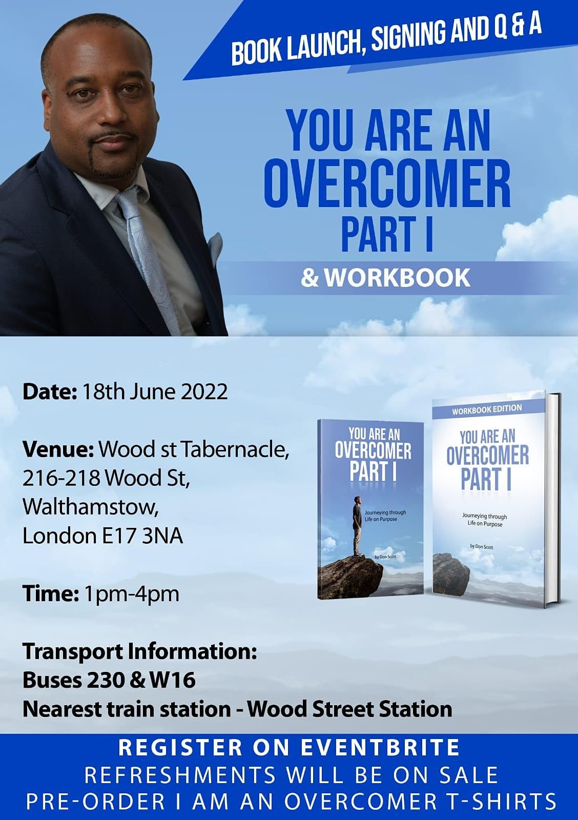 You Are An Overcomer Part 1 and Workbook - Book Launch, Signing and Q ...