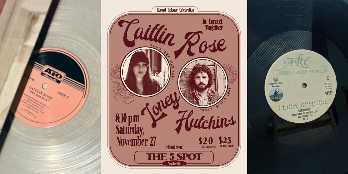 Caitlin Rose & Loney Hutchins (Sr.) co-record release party/ filmed ...