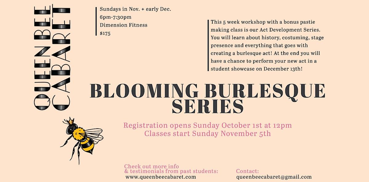 Blooming Burlesque Series- Fall 2023, Dimension Fitness, Cincinnati, 5 ...