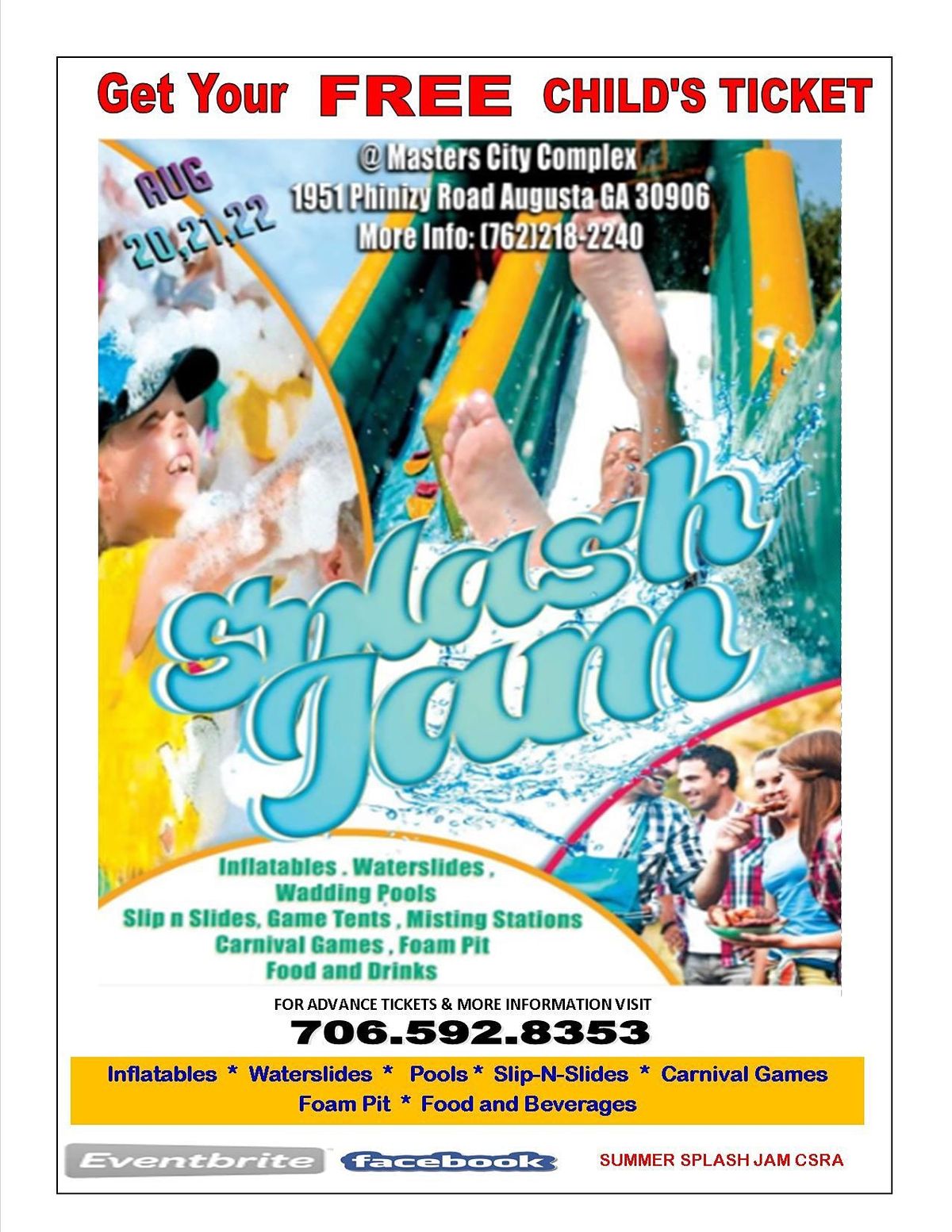 Splash Jam, 1951 Phinizy Rd, Augusta, 22 August 2021