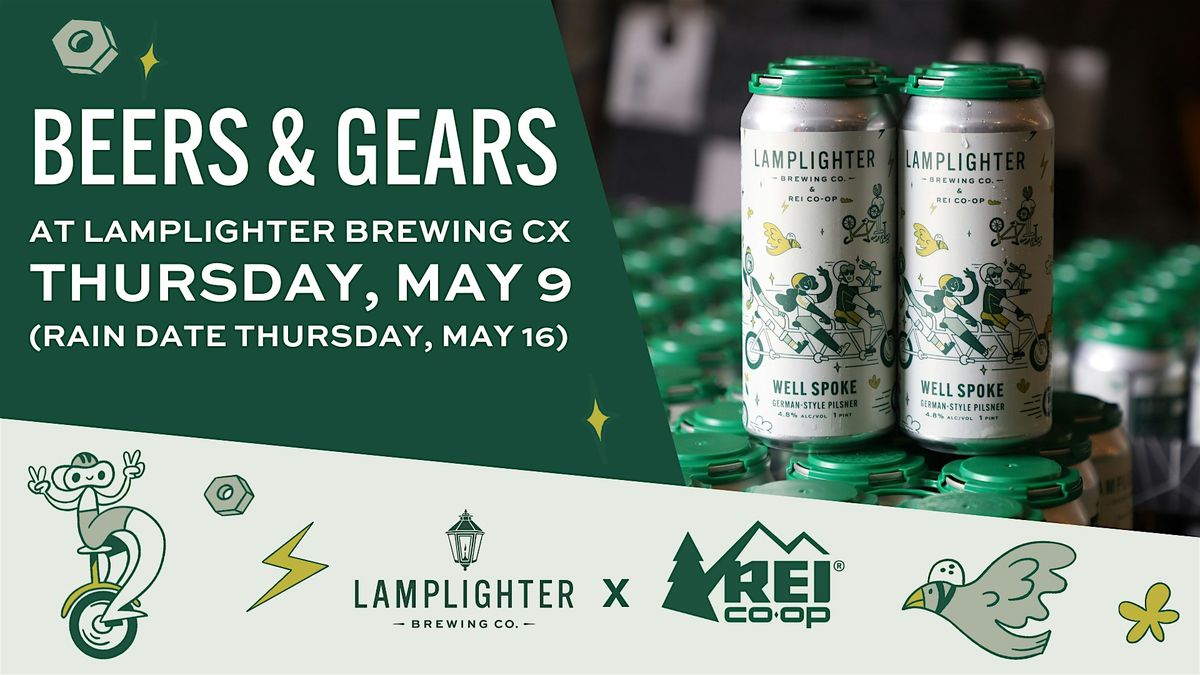 REI x Lamplighters "Beers & Gears" Bike Party, Lamplighter Brewing Co ...