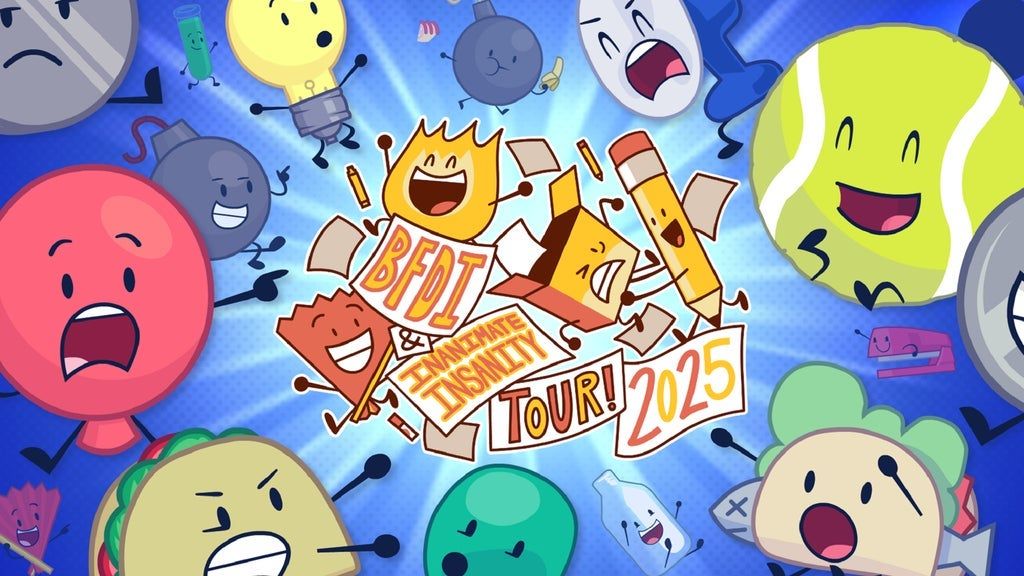BFDI & Inanimate Insanity 2025 Tour Tickets, Harris Theater, Chicago ...