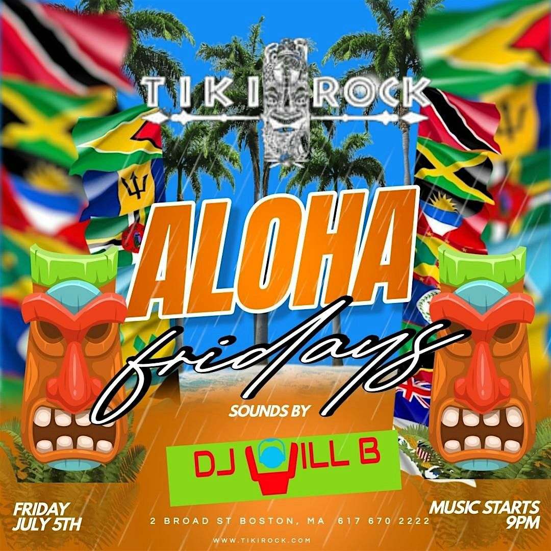 Dj Will B at Tiki Rock, Tiki Rock, Boston, 5 July to 6 July