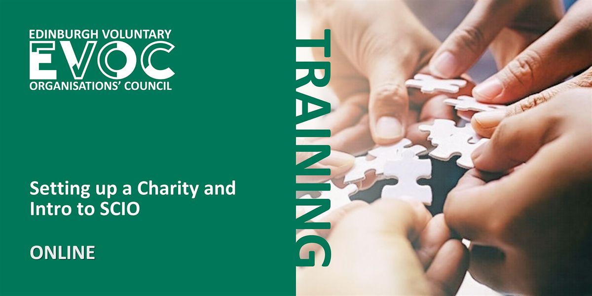 Setting Up a Charity and Introduction to SCIO, Online, 19 June 2024