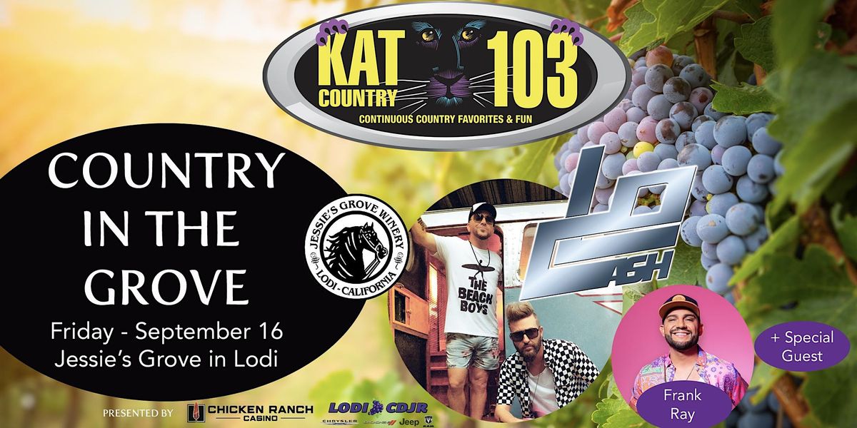Kat Country Presents: Country In The Grove #2 with Locash and Frank Ray ...