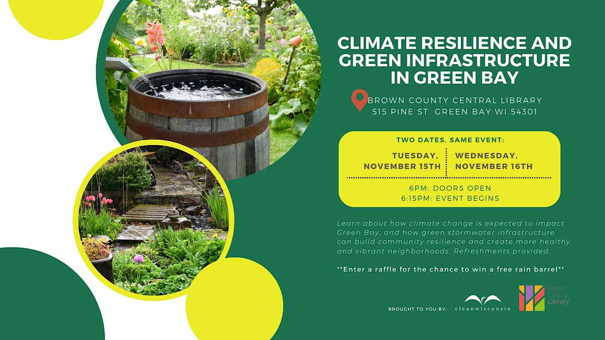 Climate Resilience and Green Infrastructure in Green Bay, Brown County ...