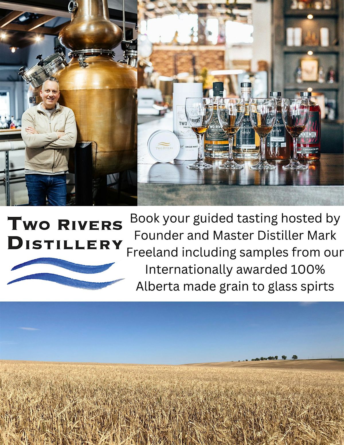 Tour and Tasting with Founder Mark Freeland, Two Rivers Distillery ...