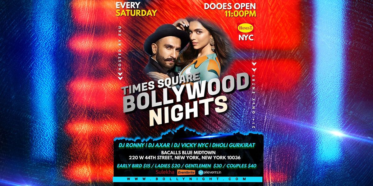 Bollywood Nights Desi Party NYC @Times Square, Bacall's, New York, 27 ...