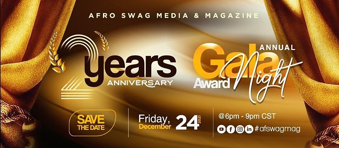 Afro Swag Magazine Annual Gala Night and 2 Years Anniversary ...