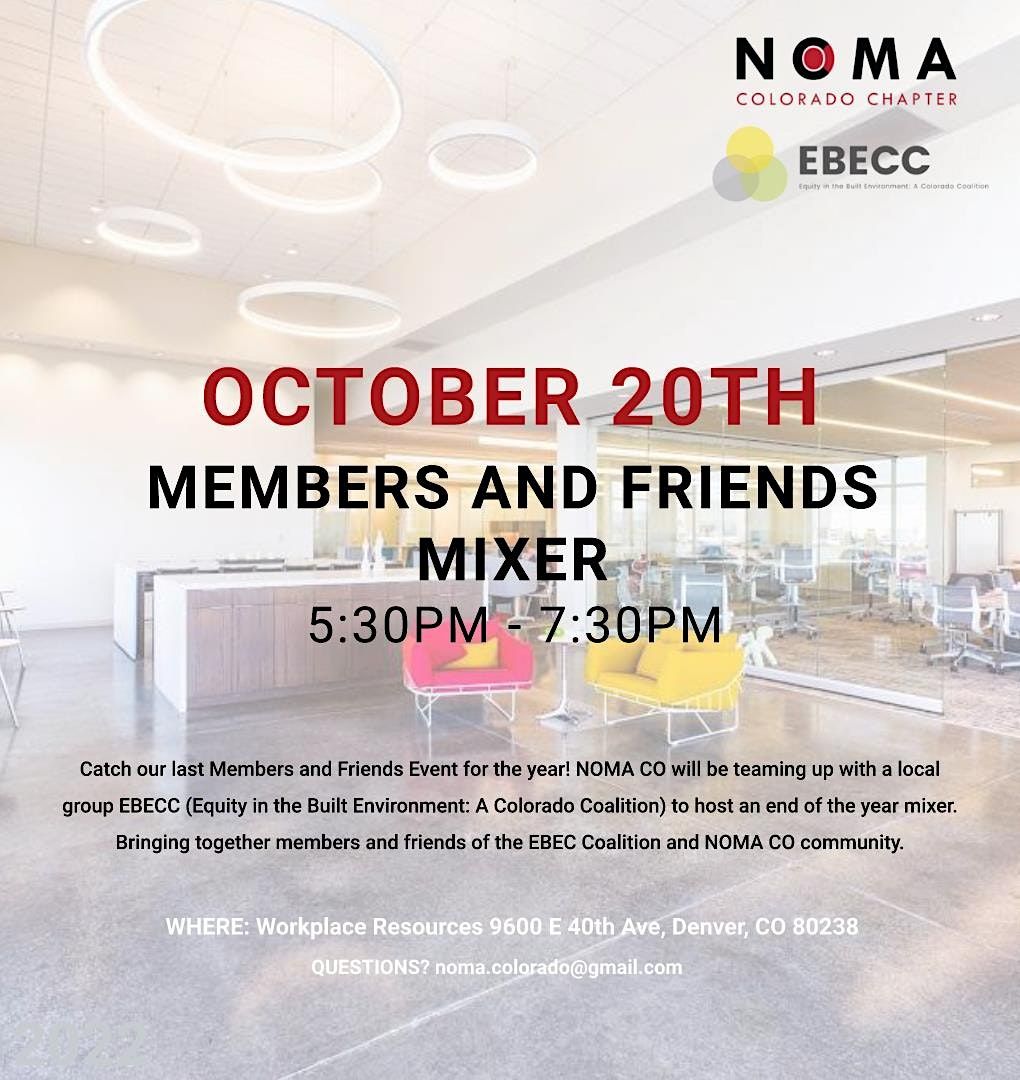 Members and Friends Mixer with EBECC, Workplace Resource, Denver, 20 ...