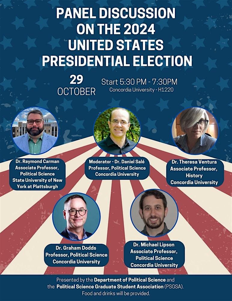 Panel Discussion on the 2024 US Presidential Election, Concordia ...