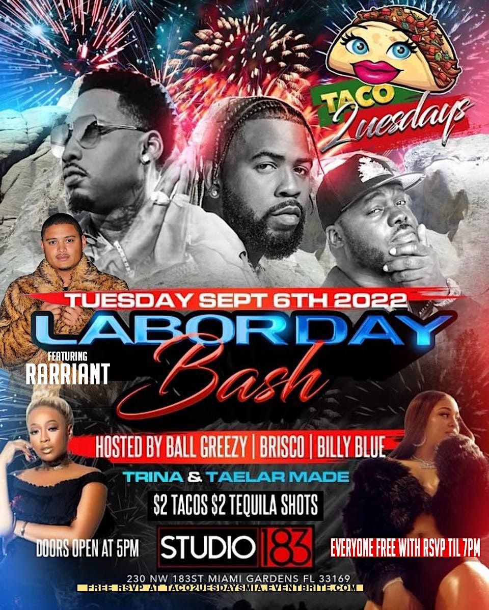 TACO 2UESDAY, Studio 183 Lounge, Miami, 6 September 2022